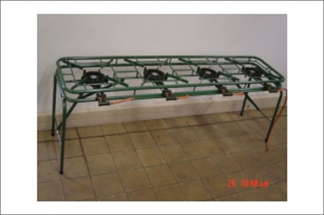 Atlas 4 Burner Boiling Table with Folding Legs « DEKING Suppliers (PTY) Ltd